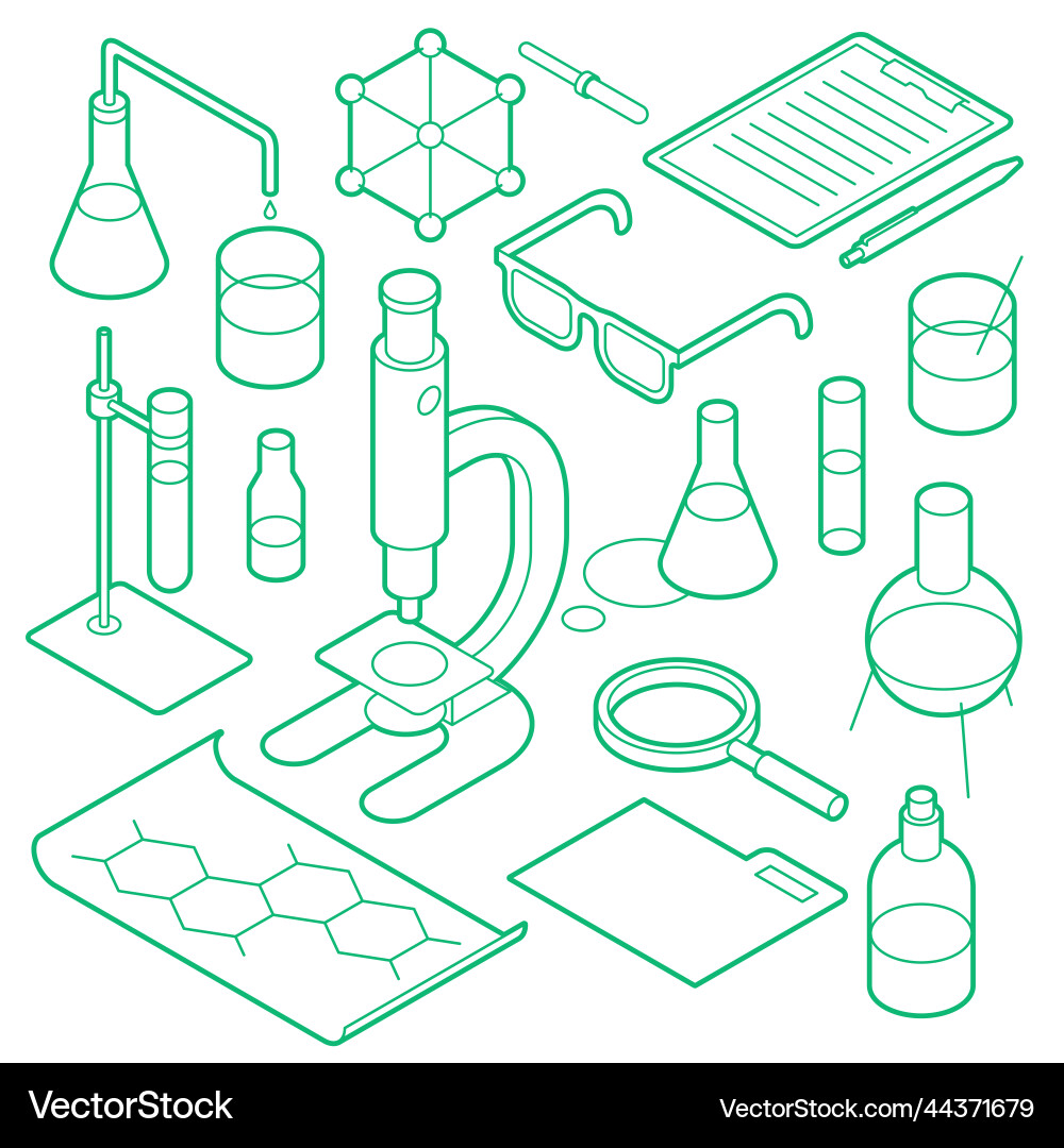 Lab Equipment Vector