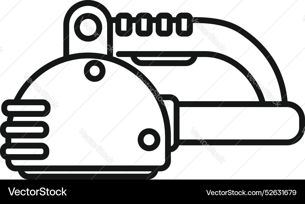 Electric hand planer tool for woodworking on white