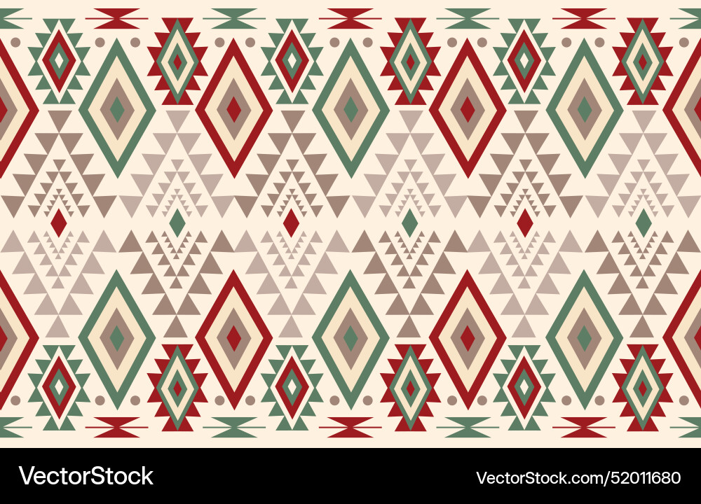Abstract ethnic tribal native pattern wallpaper Vector Image