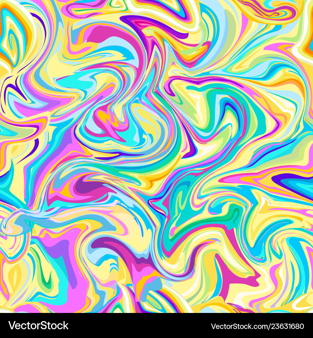 Marble seamless pattern in neon colors Royalty Free Vector