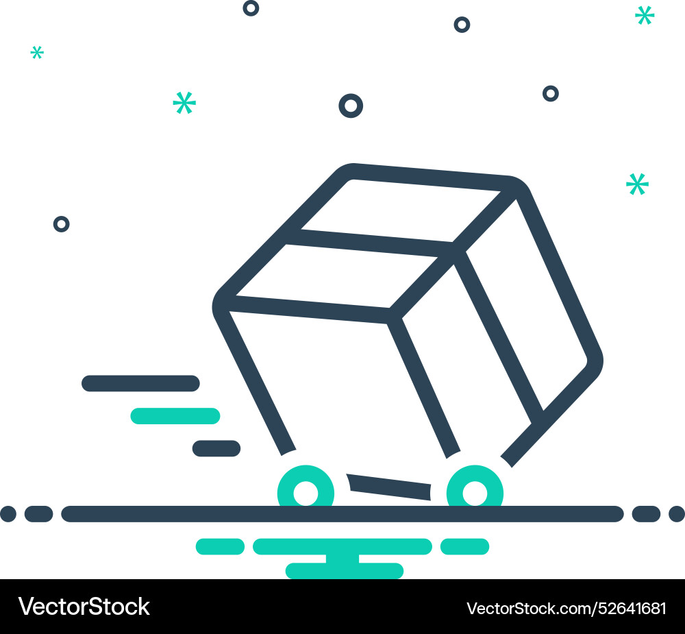 Box delivery Royalty Free Vector Image - VectorStock