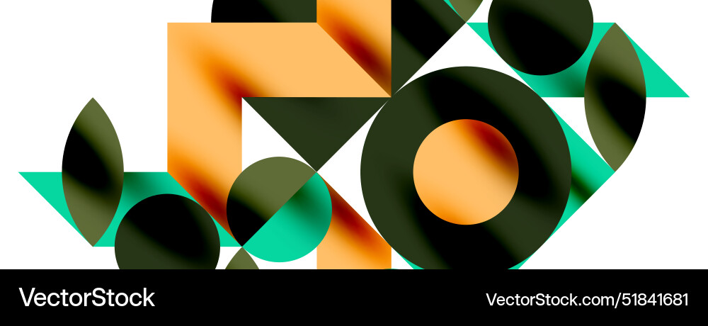 Circle pattern round elements with lines Vector Image