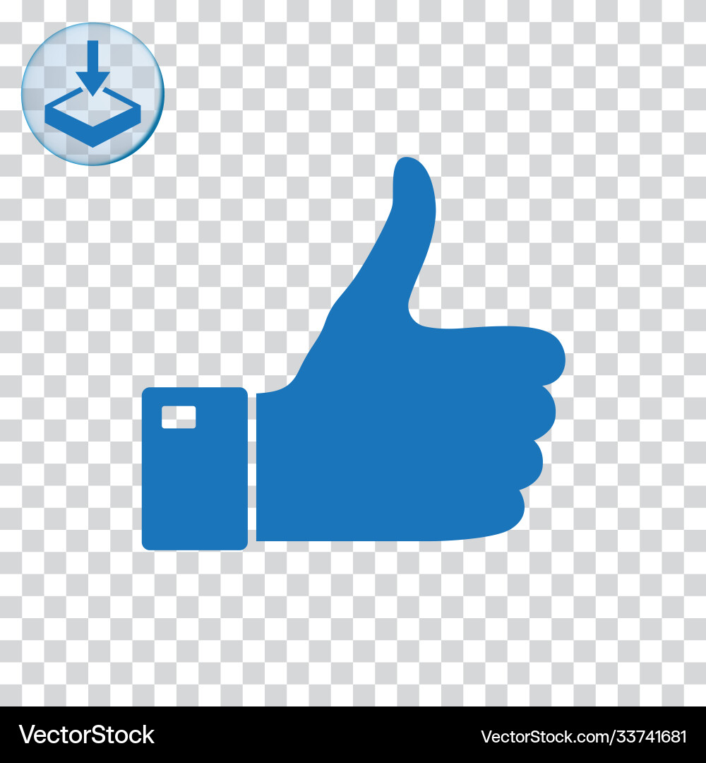 Thumb icon Royalty Free Vector Image - VectorStock