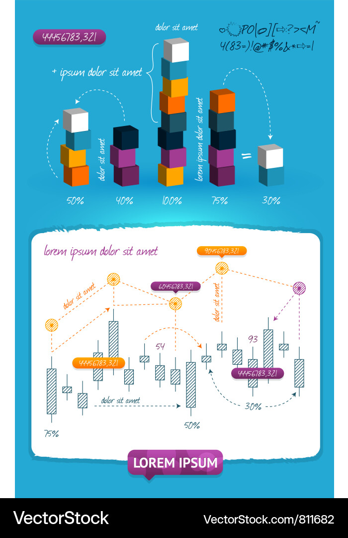 Infographic Elements & Icons Royalty Free Vector Image