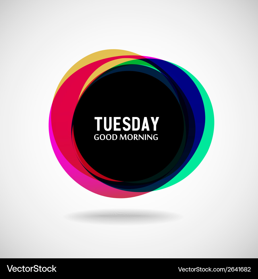Tuesday Royalty Free Vector Image - VectorStock