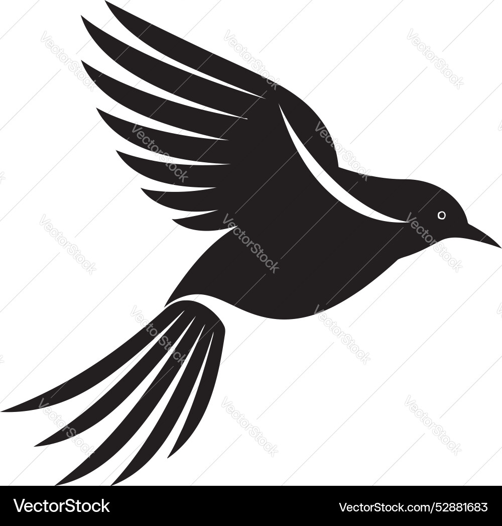 Hawk profile symbol geometric owl logo Royalty Free Vector