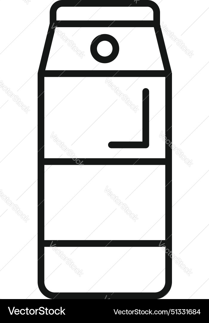 A milk carton icon Royalty Free Vector Image - VectorStock