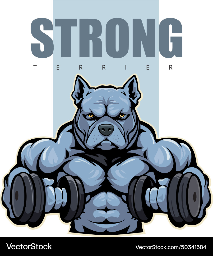 American bully logo Royalty Free Vector Image - VectorStock