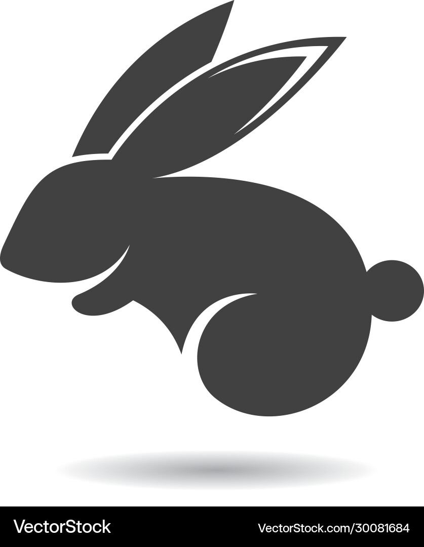 Rabbit icon Royalty Free Vector Image - VectorStock