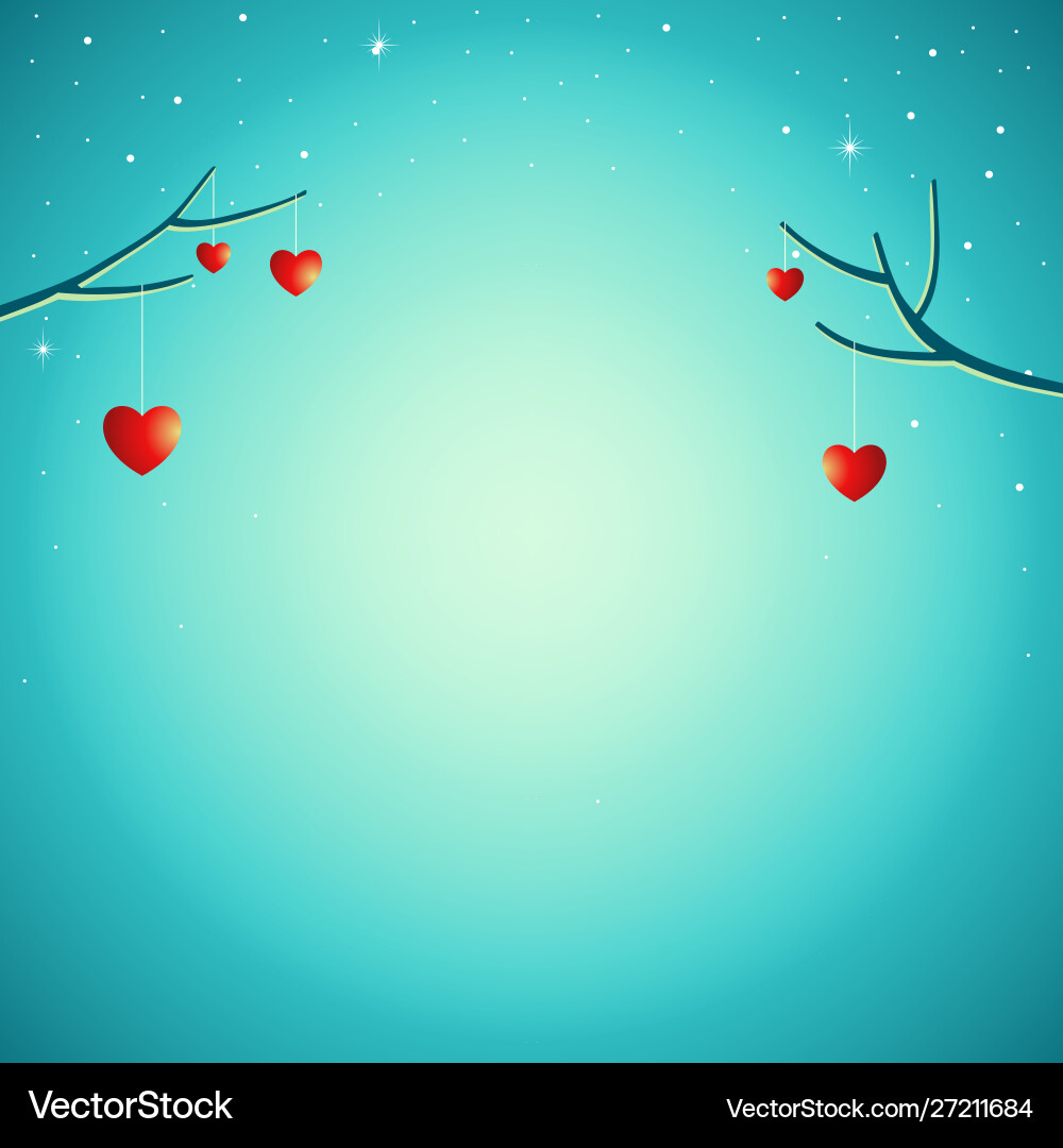 Romantic background Royalty Free Vector Image - VectorStock