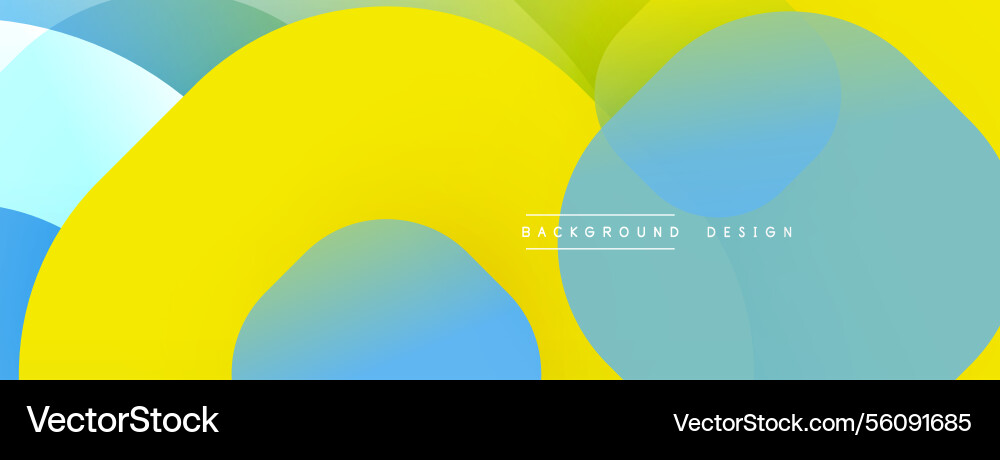 Abstract background with layered translucent Vector Image