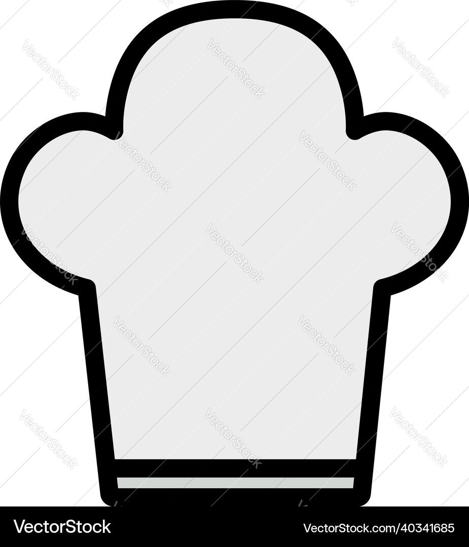 Icon of chief cap Royalty Free Vector Image - VectorStock