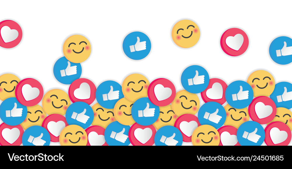 Modern emoji design on white background Royalty Free Vector