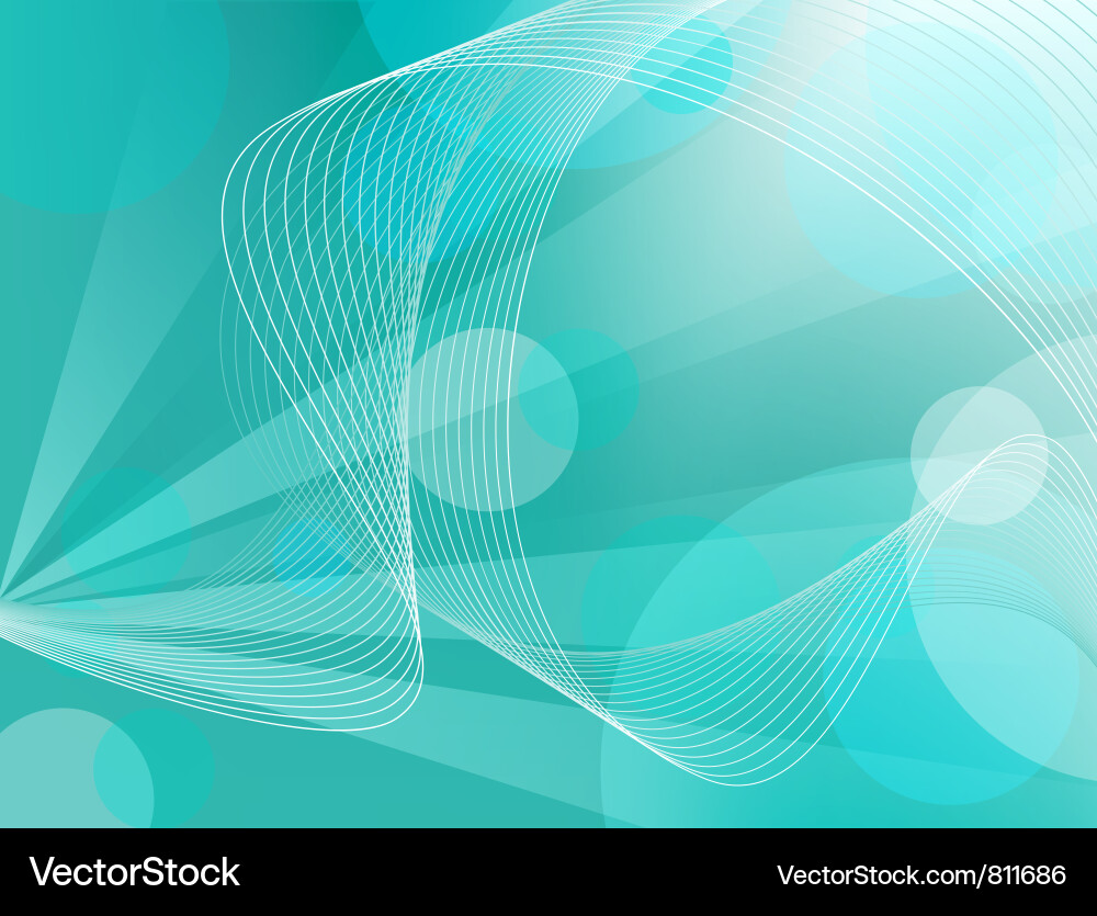 Abstract cyan background Royalty Free Vector Image