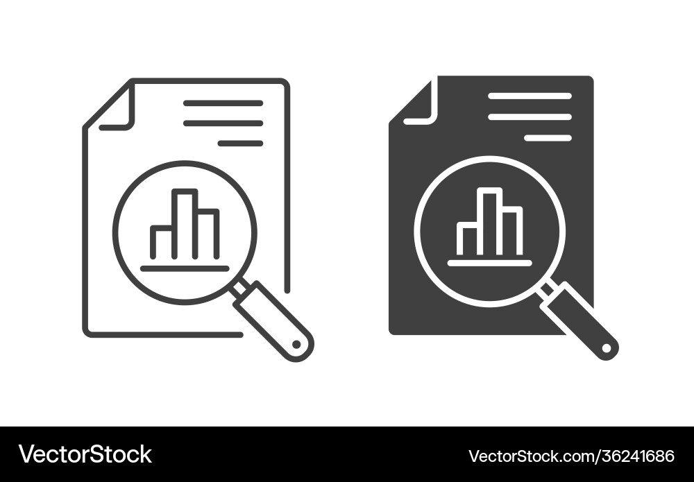 Analytics icon symbol Royalty Free Vector Image