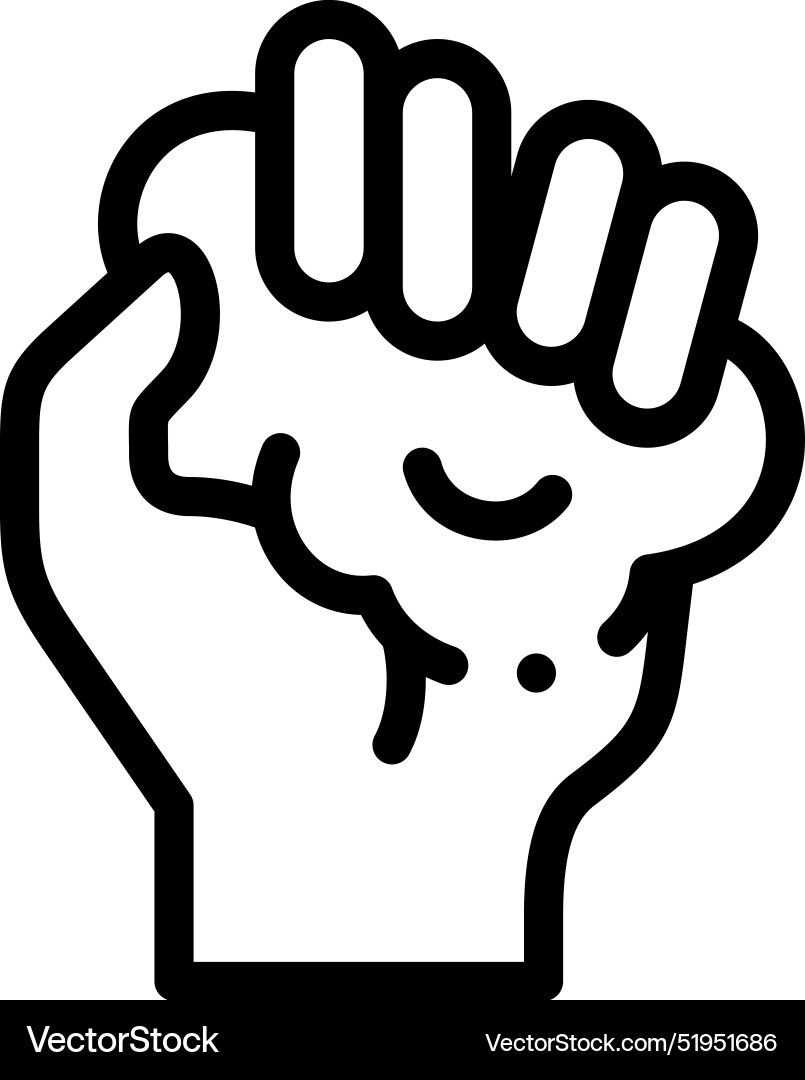 Clay crafting icon thin linear style design Vector Image