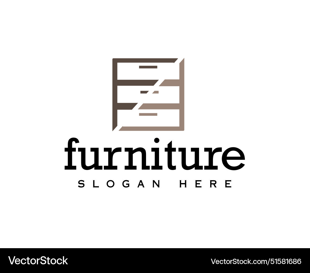 Furniture logo Royalty Free Vector Image - VectorStock