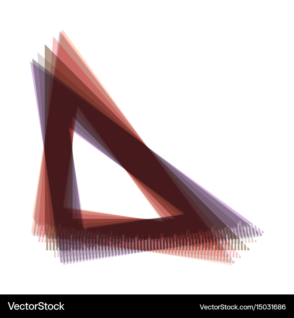 Ruler sign colorful icon Royalty Free Vector Image