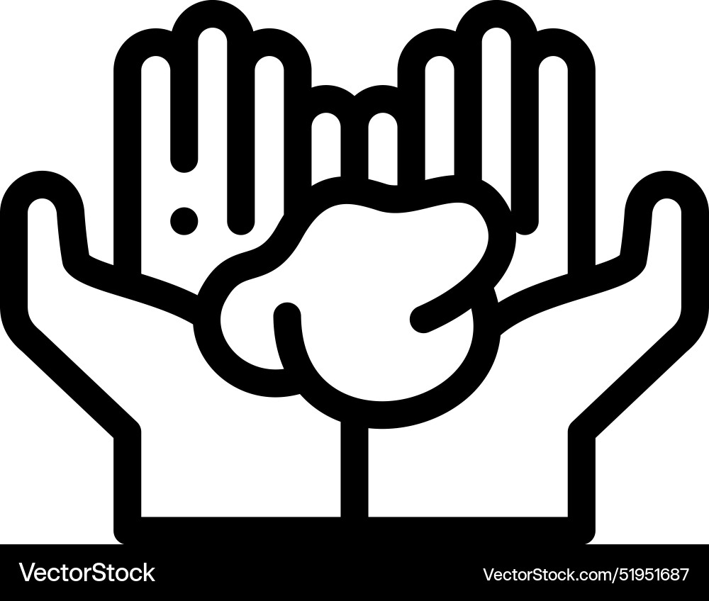 Clay crafting icon thin linear style design Vector Image Clay crafting icon thin linear style design Vector Image