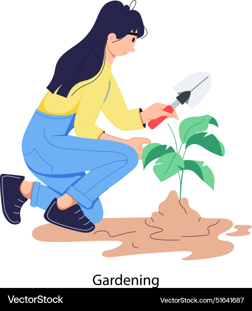 Gardening Royalty Free Vector Image - VectorStock