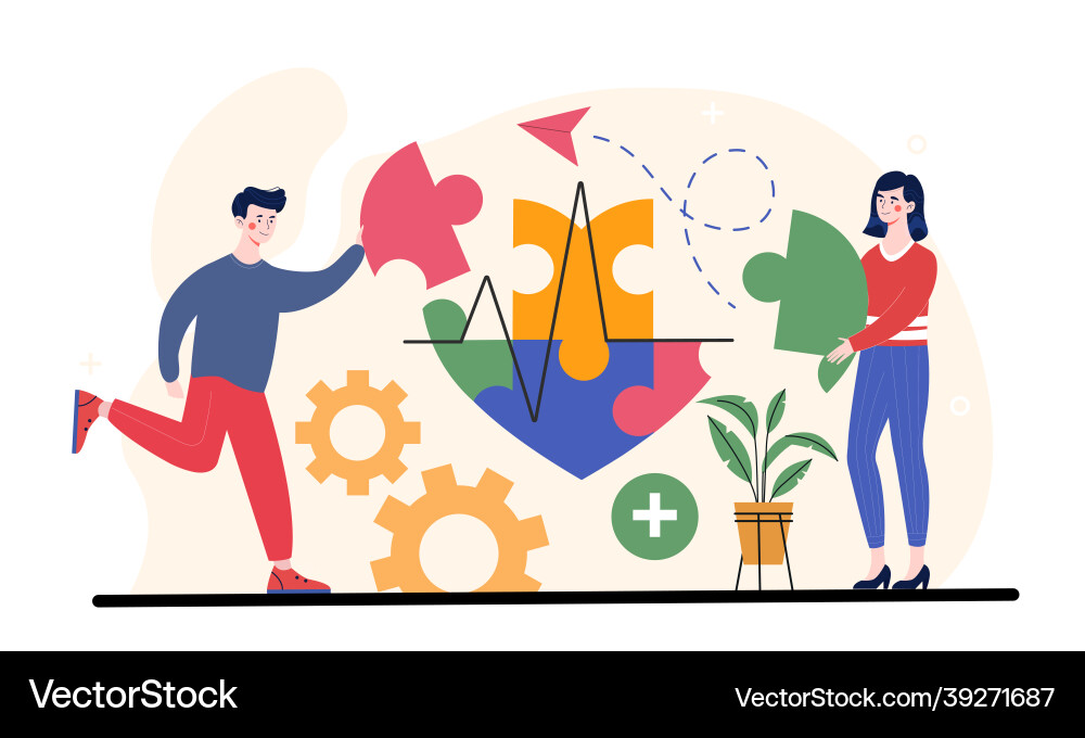 Health care team concept Royalty Free Vector Image