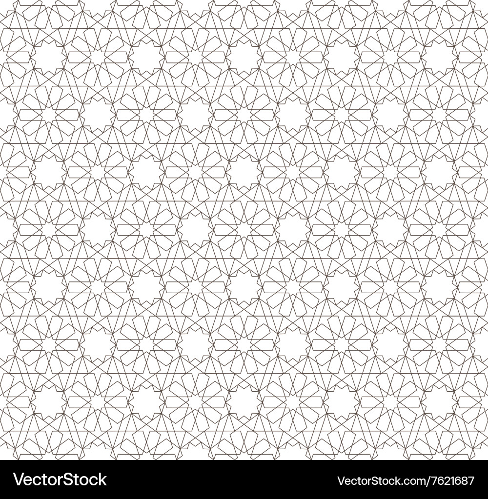 Islamic seamless Royalty Free Vector Image - VectorStock