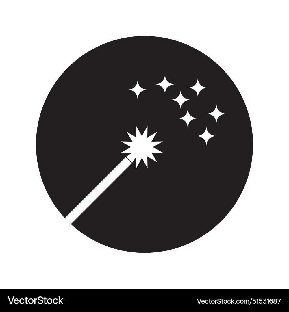 Magic wand icon Royalty Free Vector Image - VectorStock
