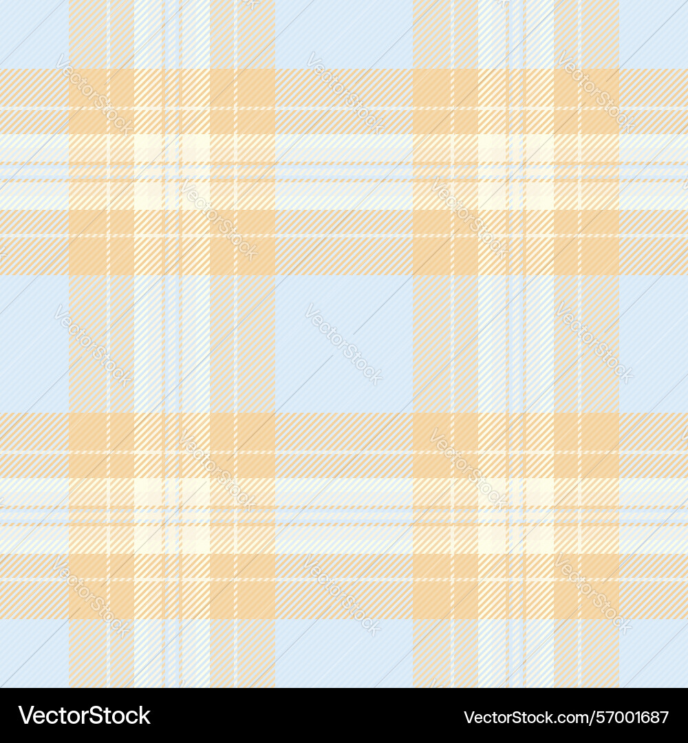 Soft pastel plaid pattern in calming blue Vector Image