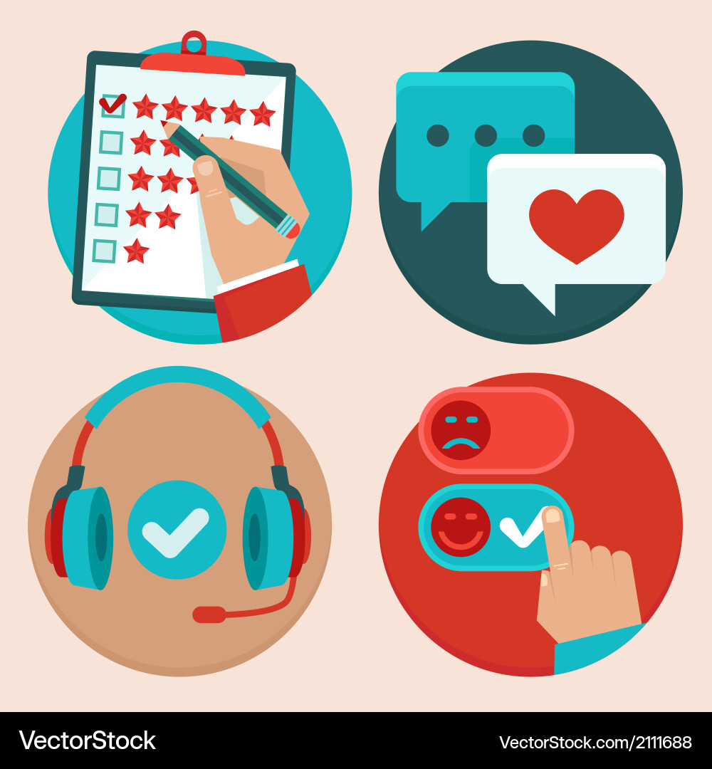 Customer feedback Royalty Free Vector Image - VectorStock
