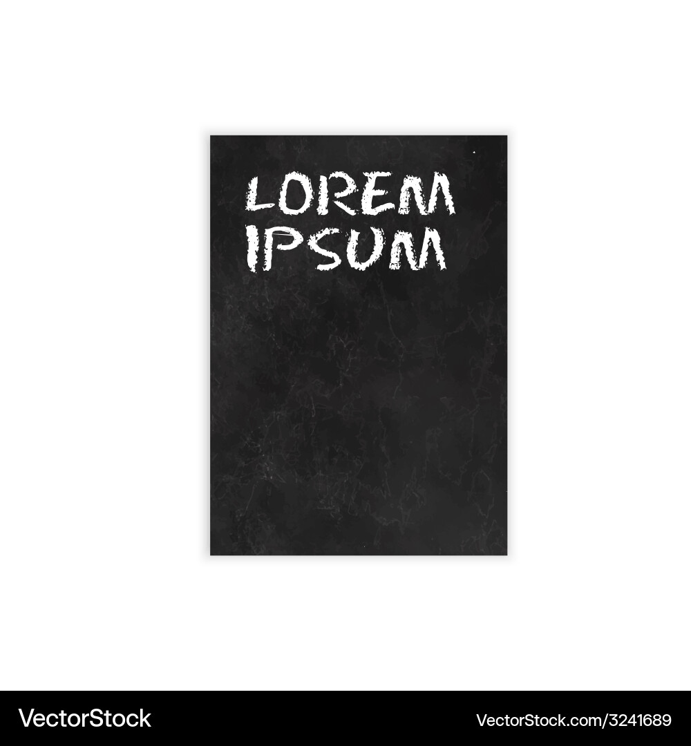 Grunge template flyer design Royalty Free Vector Image