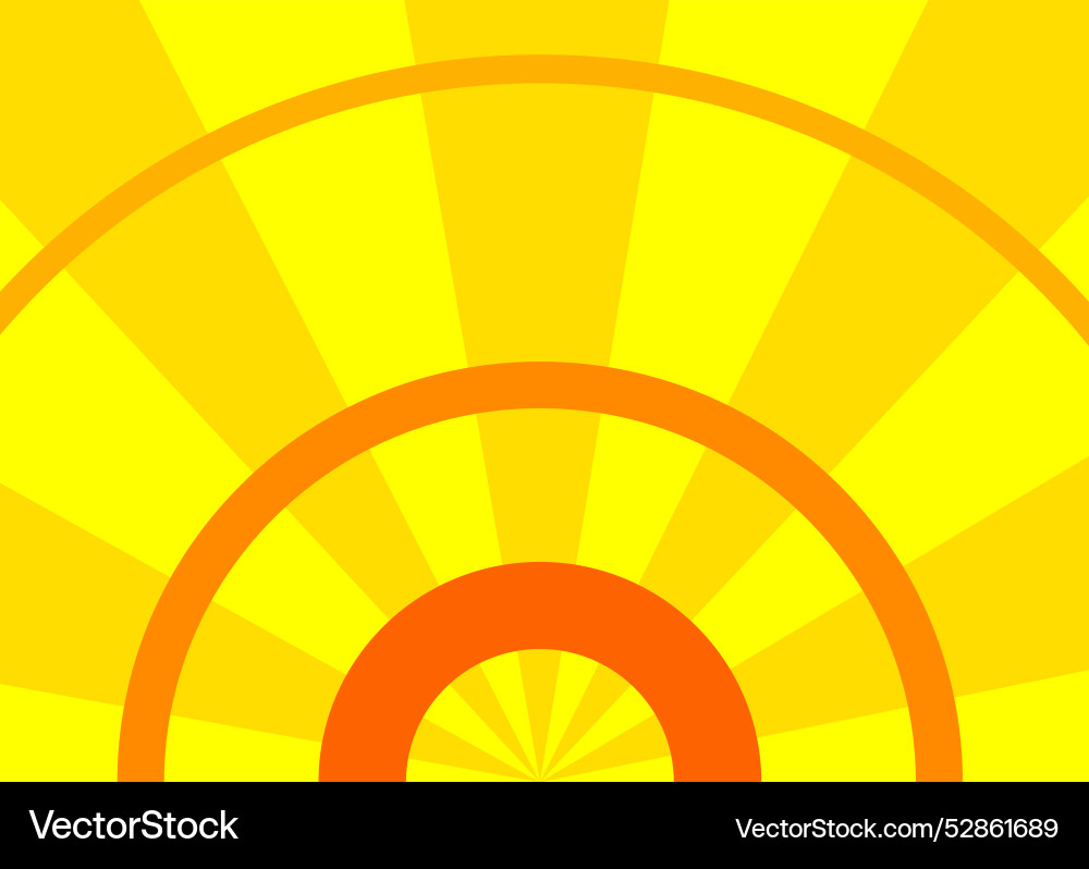 Sunset comic background bright pop art Royalty Free Vector