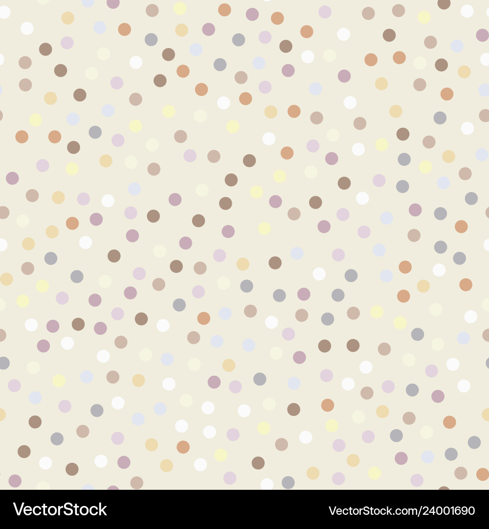Seamless Pastel Dot Pattern Royalty Free Vector Image