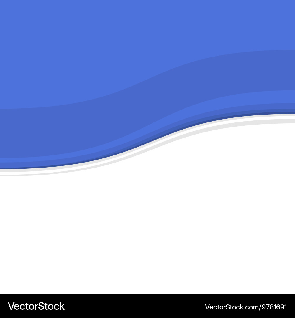 Blue and white blank abstract background Vector Image
