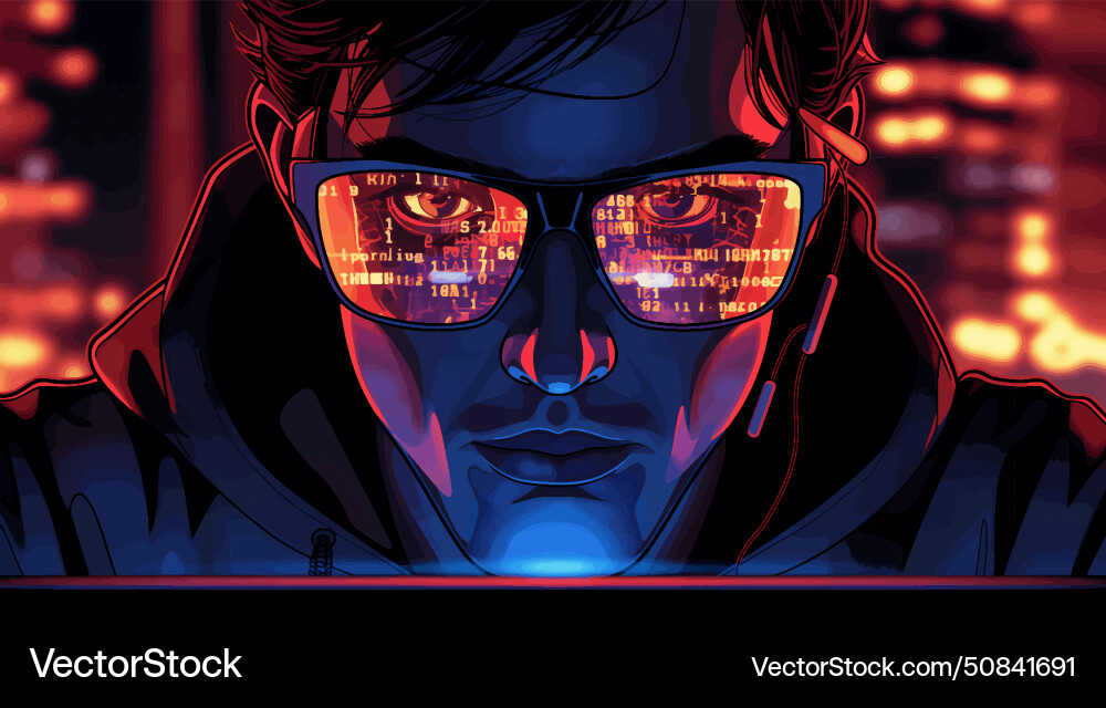 Vintage comic style business team Royalty Free Vector Image