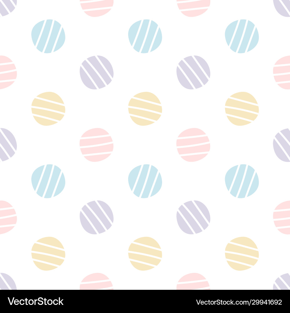 Pastel dot seamless pattern background – Royalty-Free Vector | VectorStock