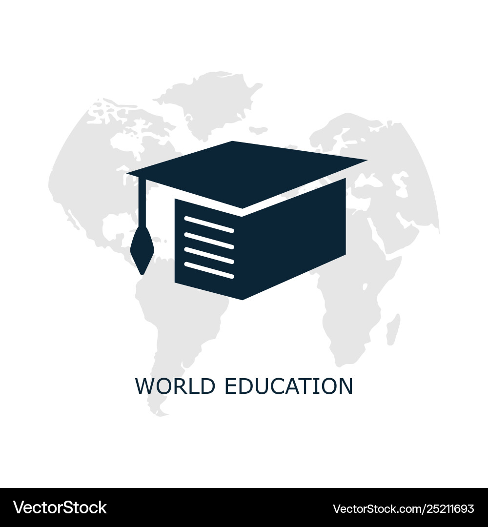 World education Royalty Free Vector Image - VectorStock