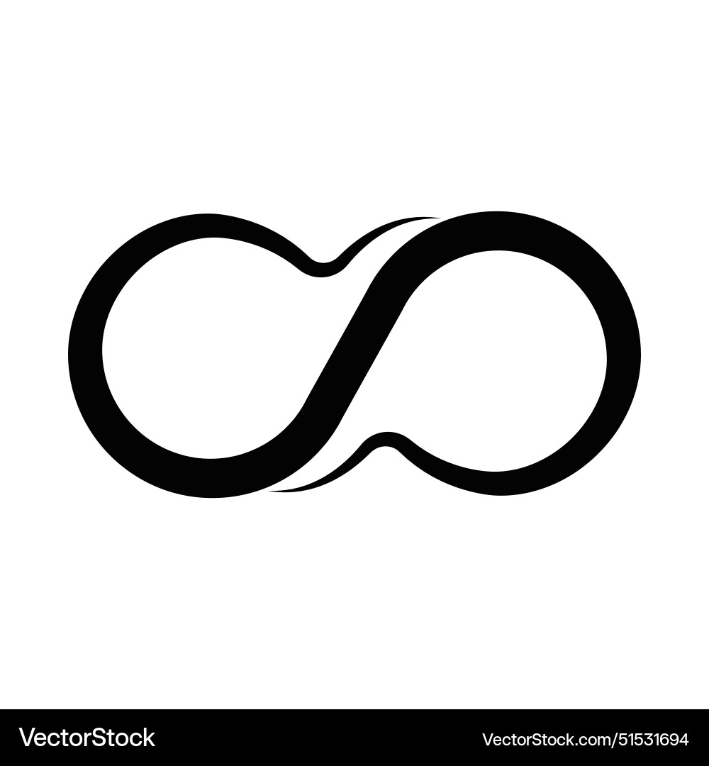 Infinity icon Royalty Free Vector Image - VectorStock