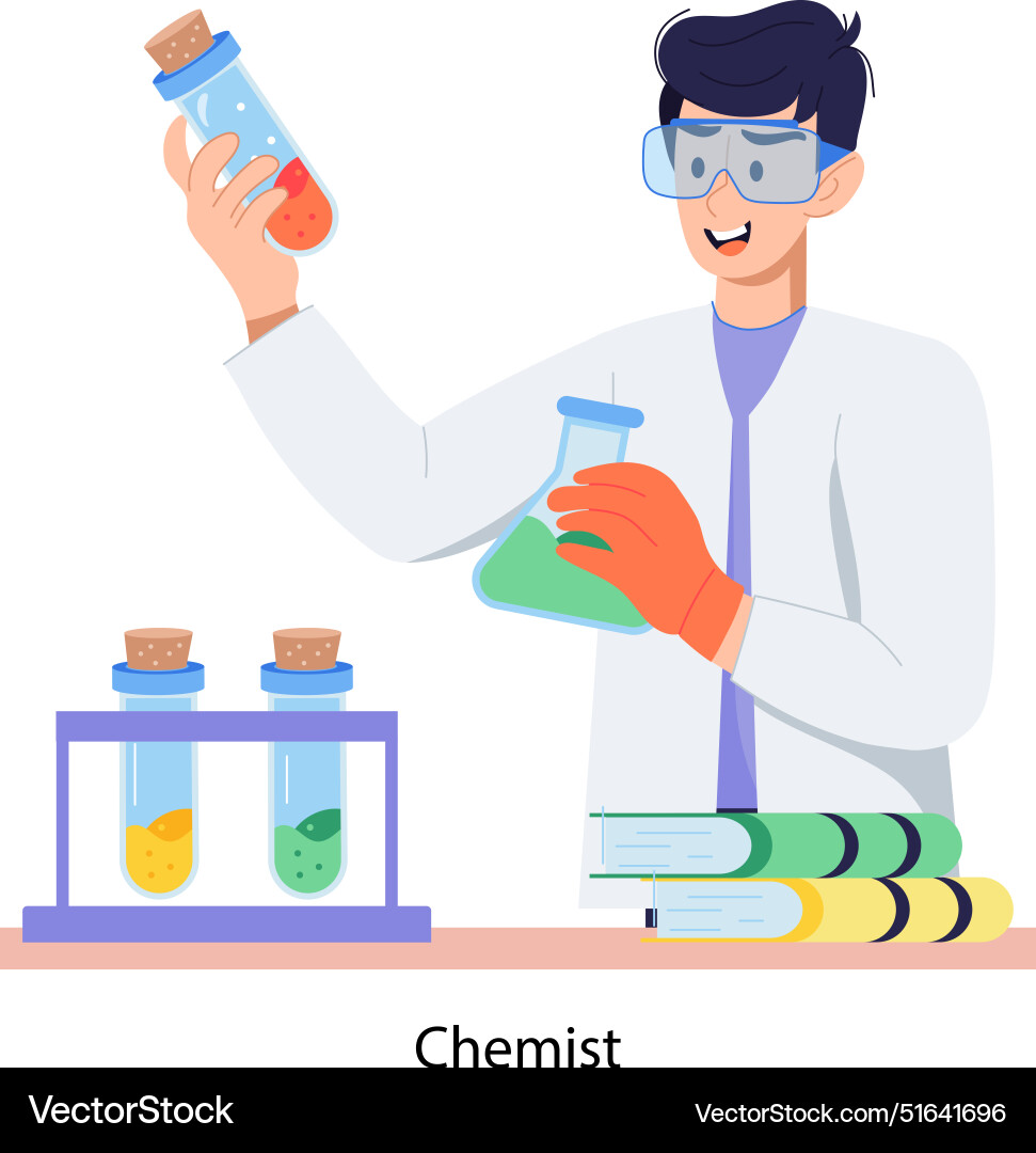 Chemist Royalty Free Vector Image - VectorStock