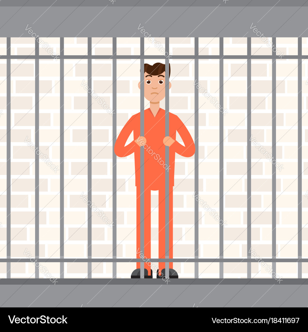 Behind Bars Clipart