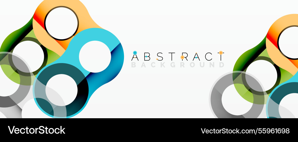 Abstract geometric pattern with interlocking Vector Image