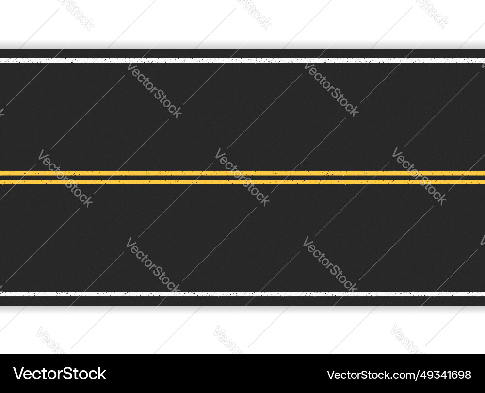 Asphalt road Royalty Free Vector Image - VectorStock