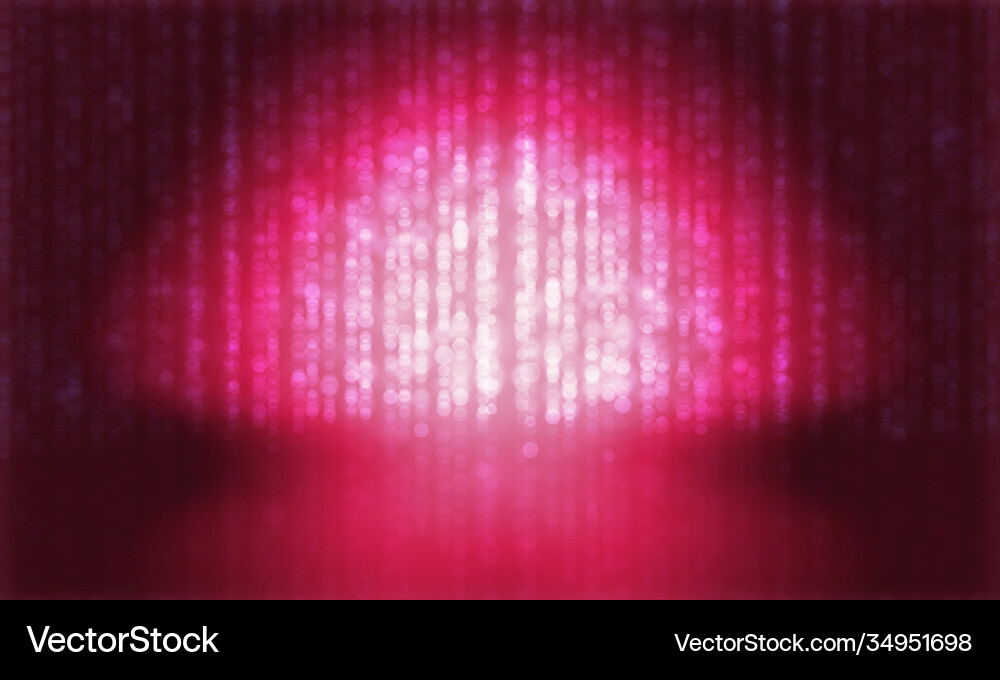 Red light glitter sparkling effect on shining Vector Image