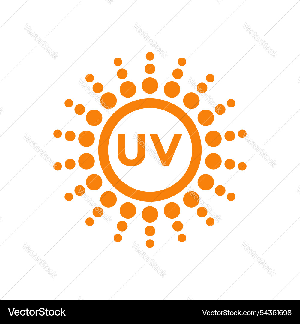 Uv icon Royalty Free Vector Image - VectorStock