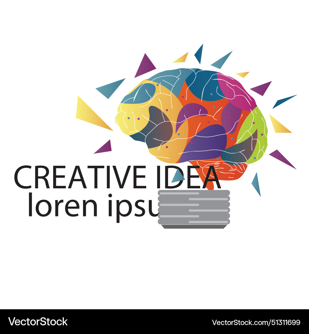 Idea concept background design layout for poster Vector Image