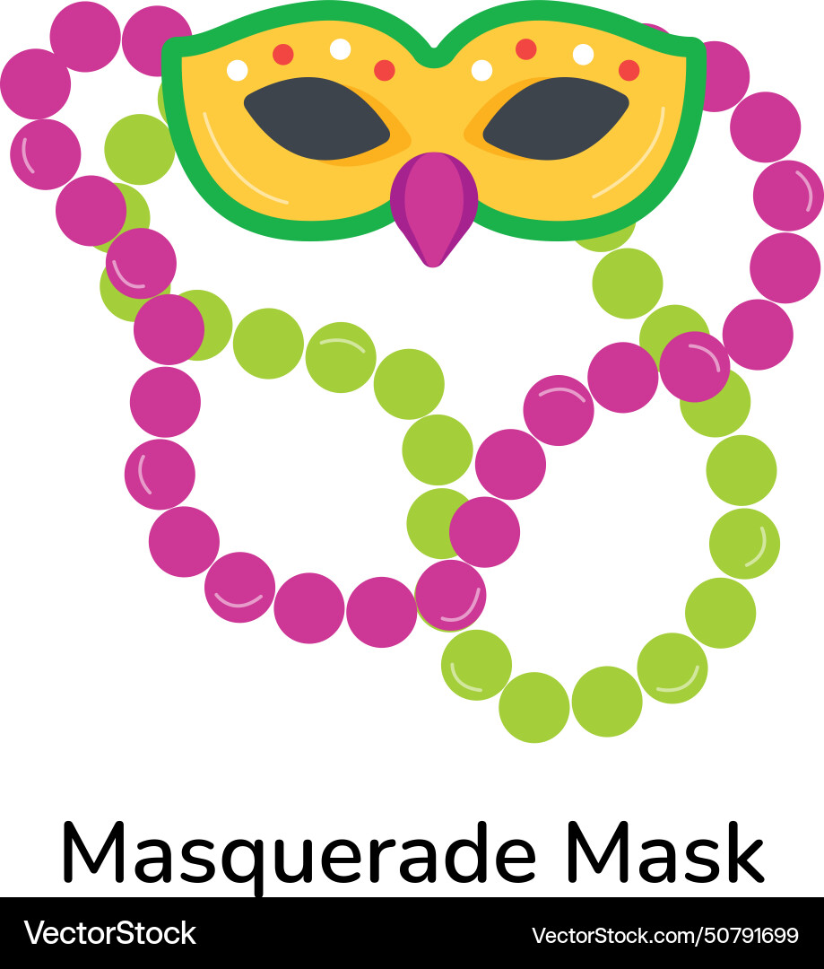 Masquerade mask Royalty Free Vector Image - VectorStock
