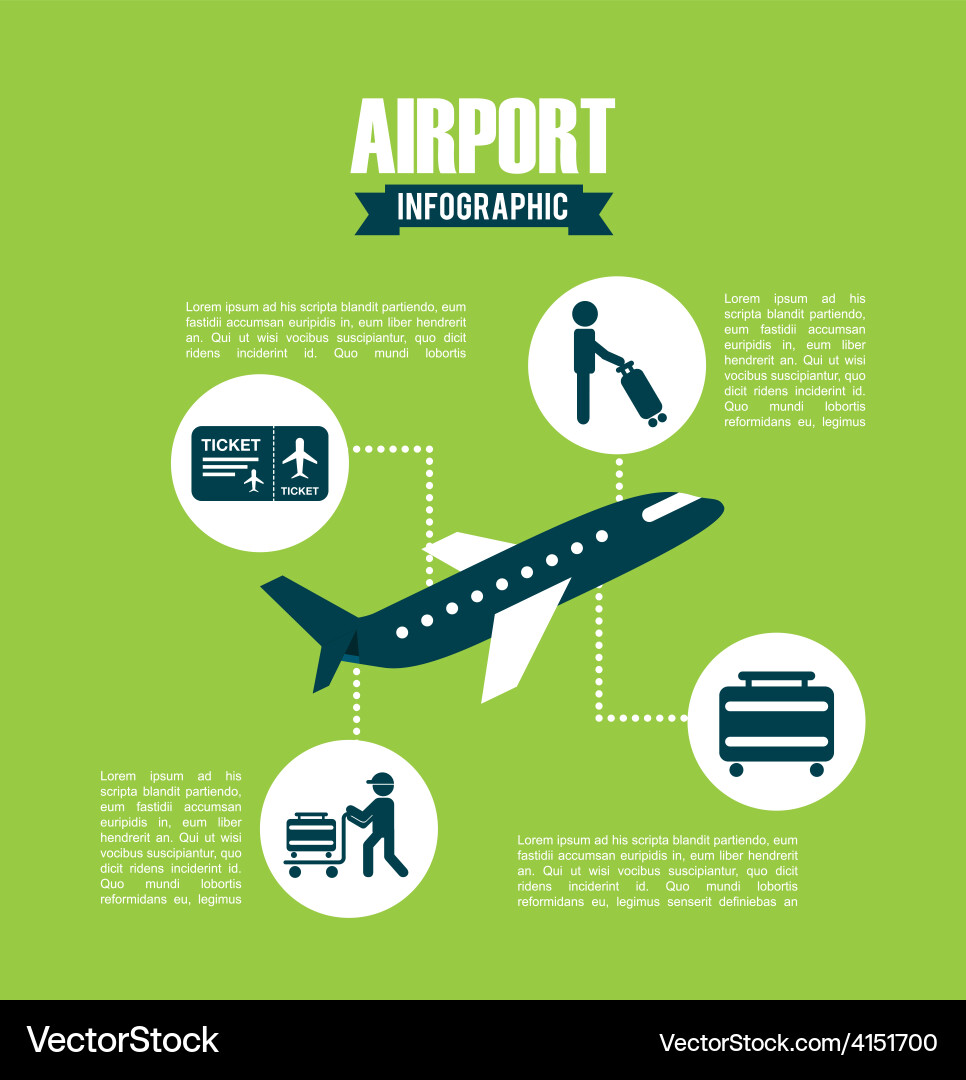 Airport terminal Royalty Free Vector Image - VectorStock