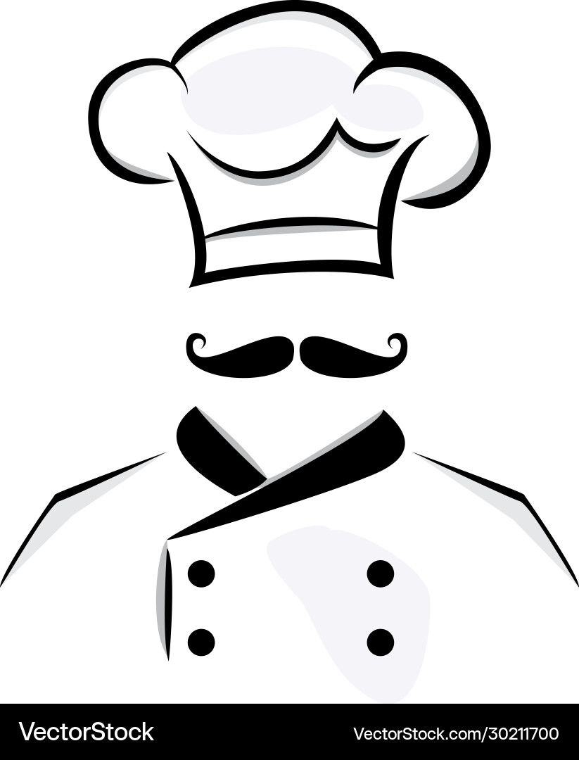 Chef Logo Template Royalty Free Vector Image - VectorStock