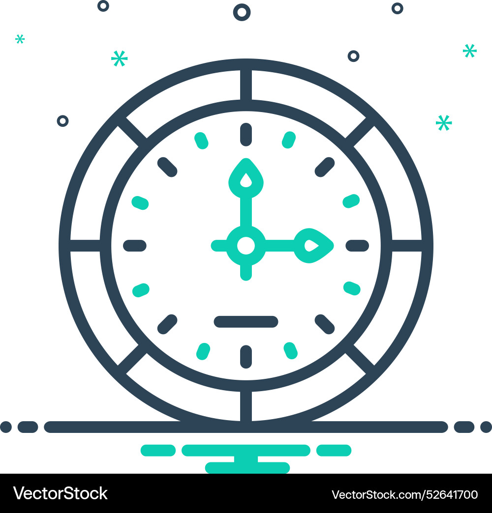 Clock Royalty Free Vector Image - VectorStock