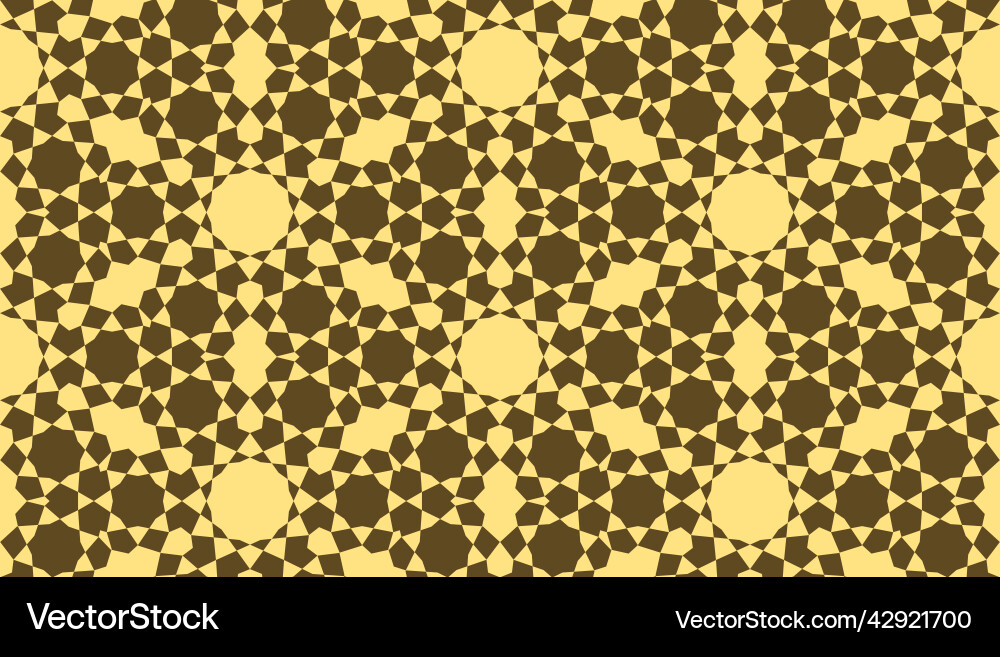 Intricate Islamic Geometric Pattern Royalty Free Vector