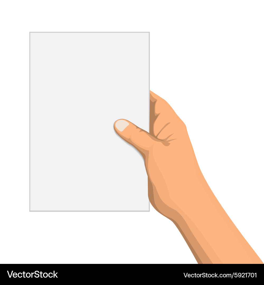 Empty notepad Royalty Free Vector Image - VectorStock